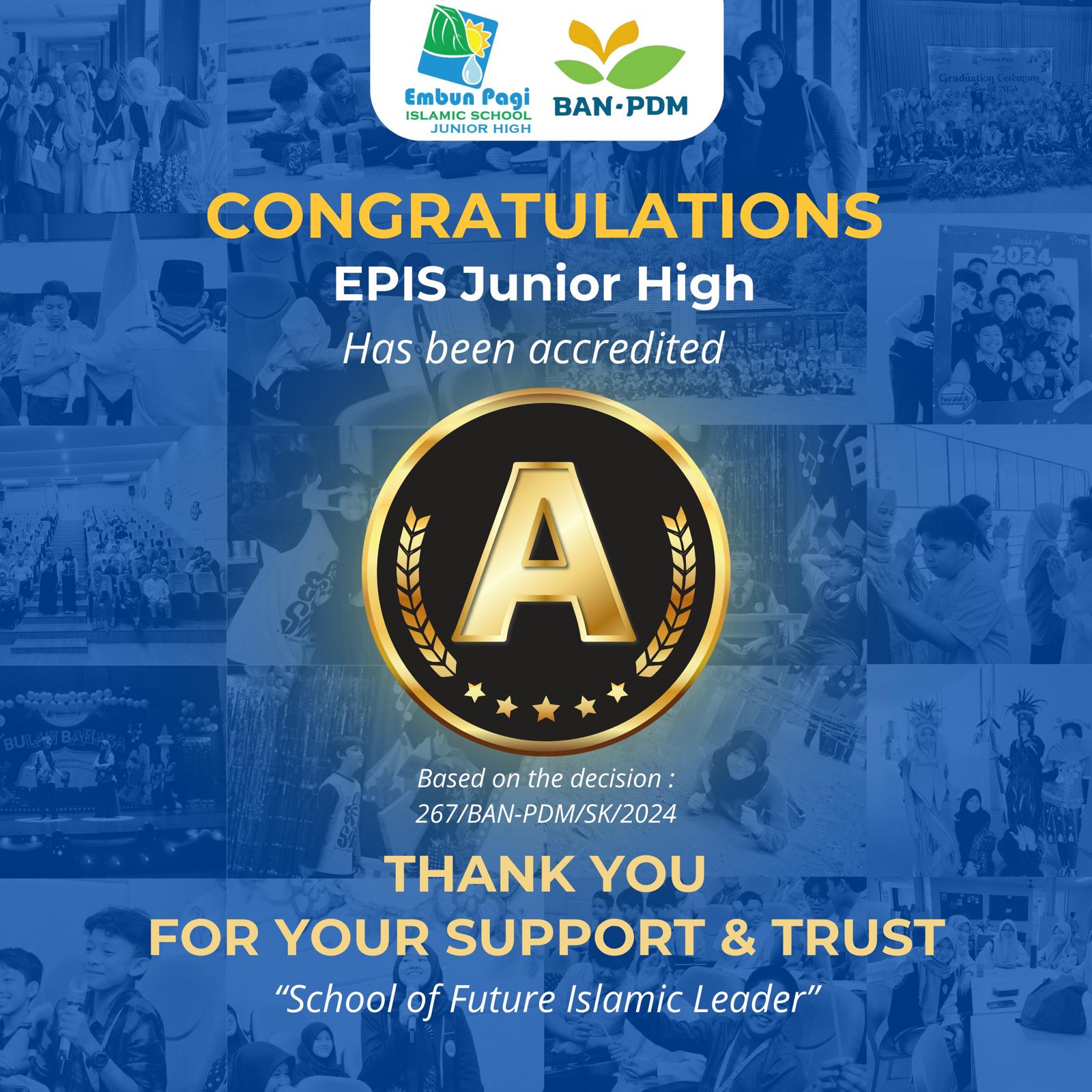 Embun Pagi Islamic School | EPIS Junior High -- A Accredited | Leading ...